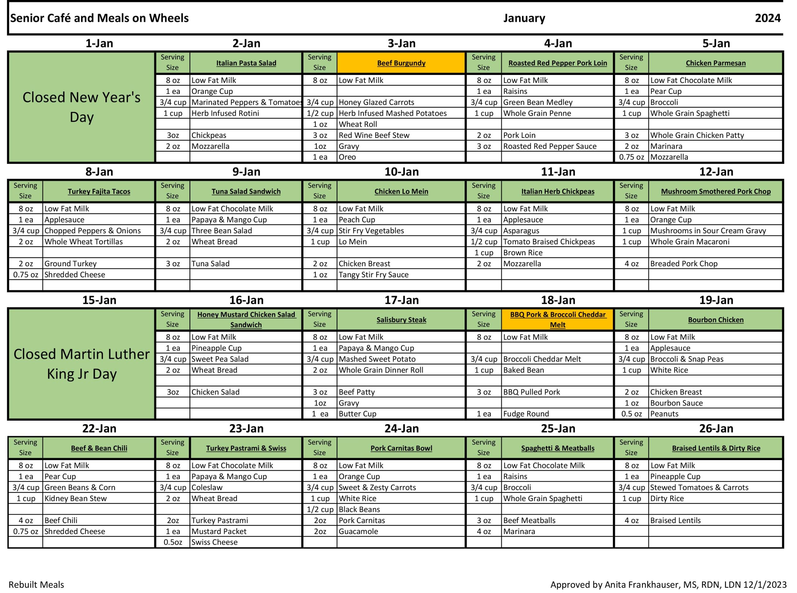 Senior Cafes - Neighborly Senior Care Network